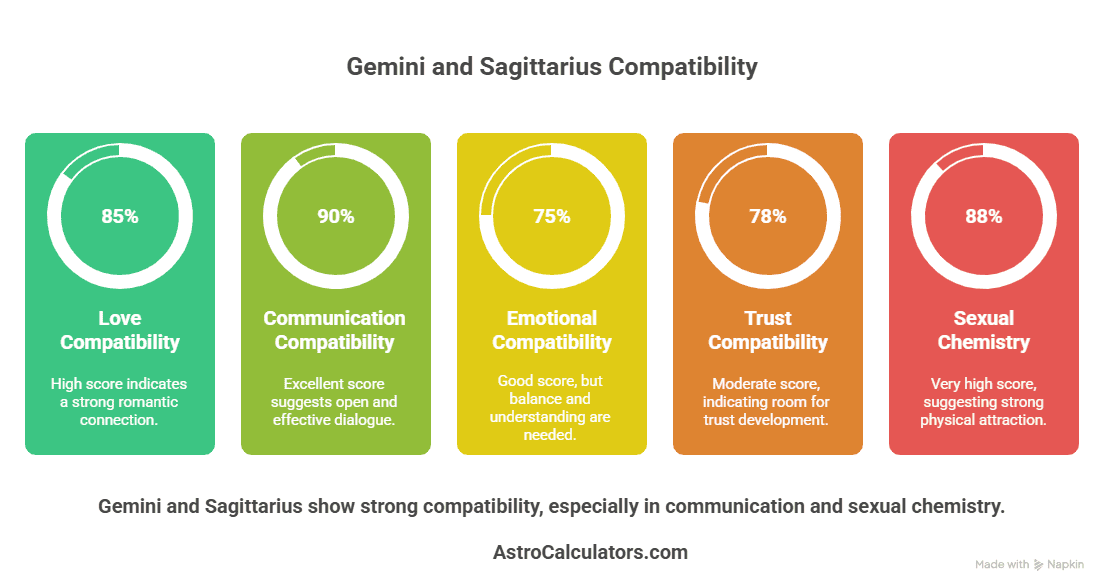 Gemini and Sagittarius Compatibility: Love, Relationship, Friendship ...