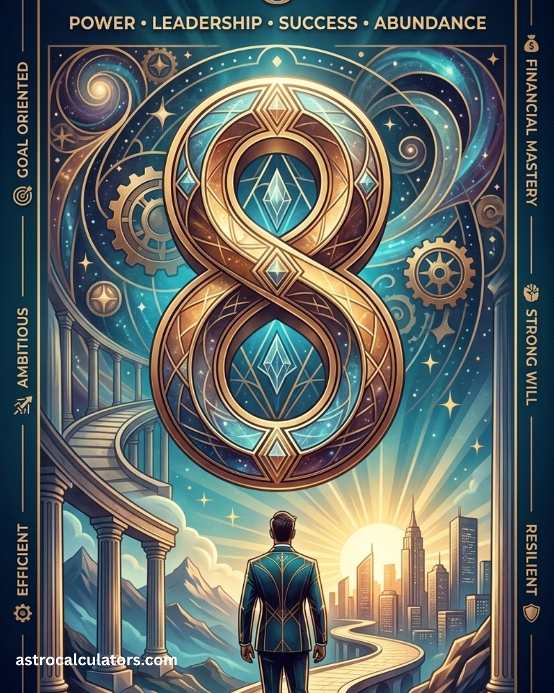Life Path Number 8 Meaning — Power, Ambition and Building a Life That Lasts