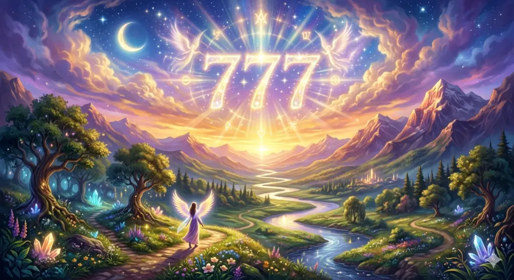 777 Angel Number - Spiritual Awakening and Divine Luck