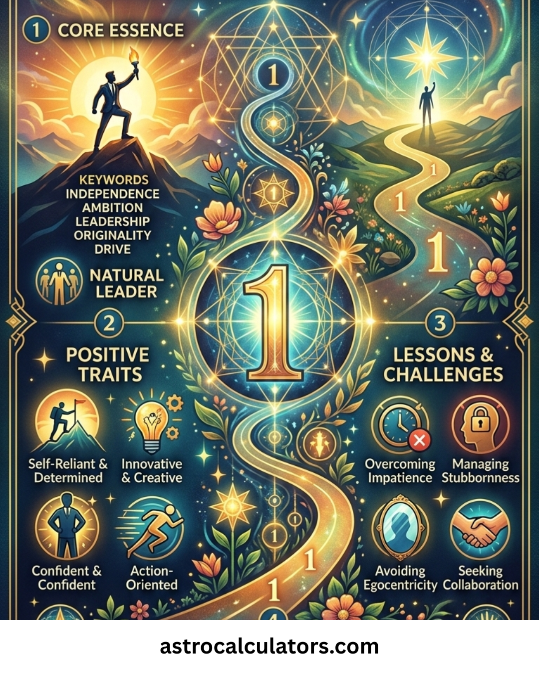 Life Path Number 1 Meaning : Personality Traits, Love, Career & Destiny