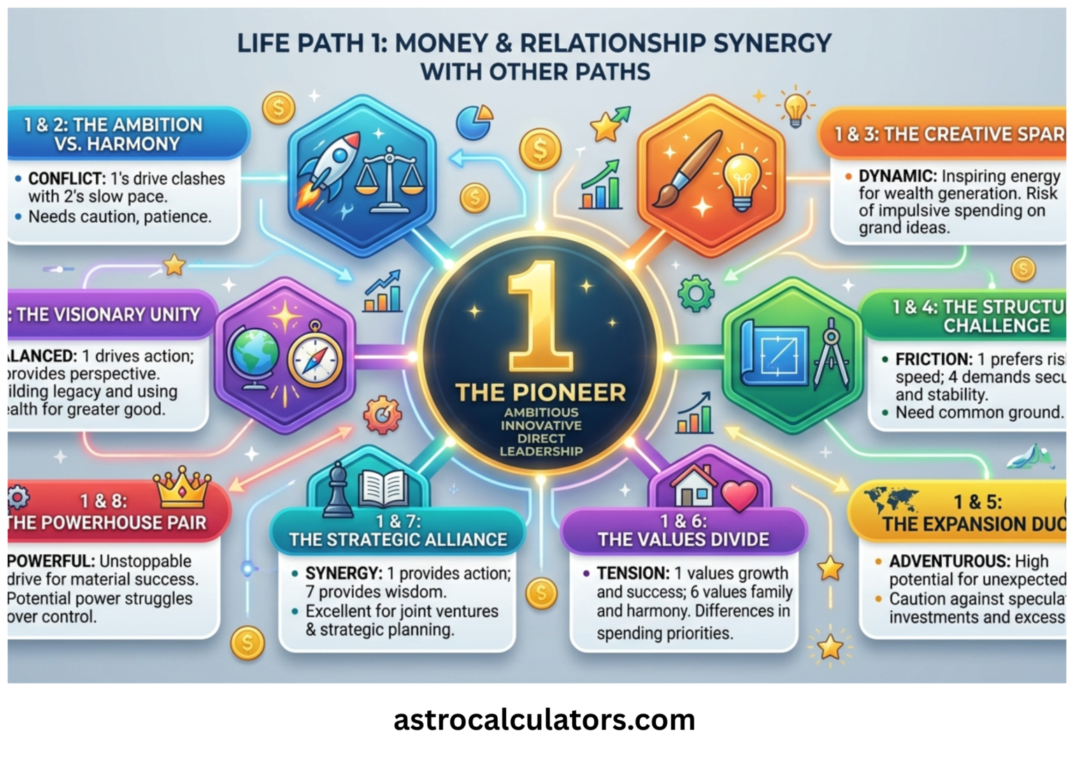 Life Path 1 and Money — What Numerology Says About Wealth, Leadership ...